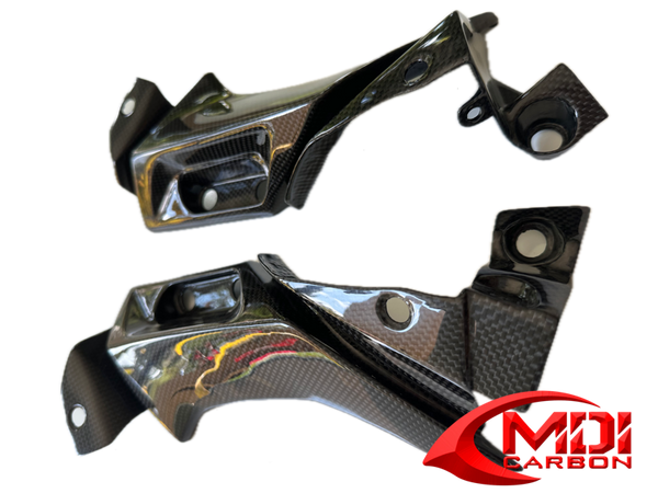 Carbon Fiber Yamaha R1 Air Dash Panels Inserts duct | MDI CarbonFiber