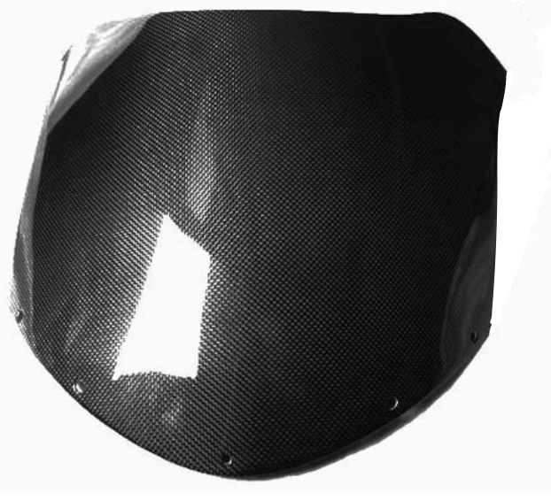 Carbon Fiber BMW F650GS Windshield - MDI-CarbonFiber.com | MDI CarbonFiber